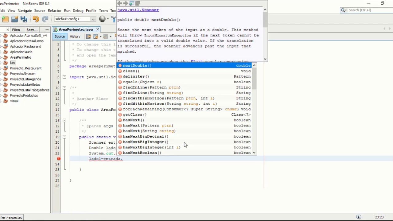 Como Calcular El Perímetro De Un Rectángulo En Java Netbeans - YouTube
