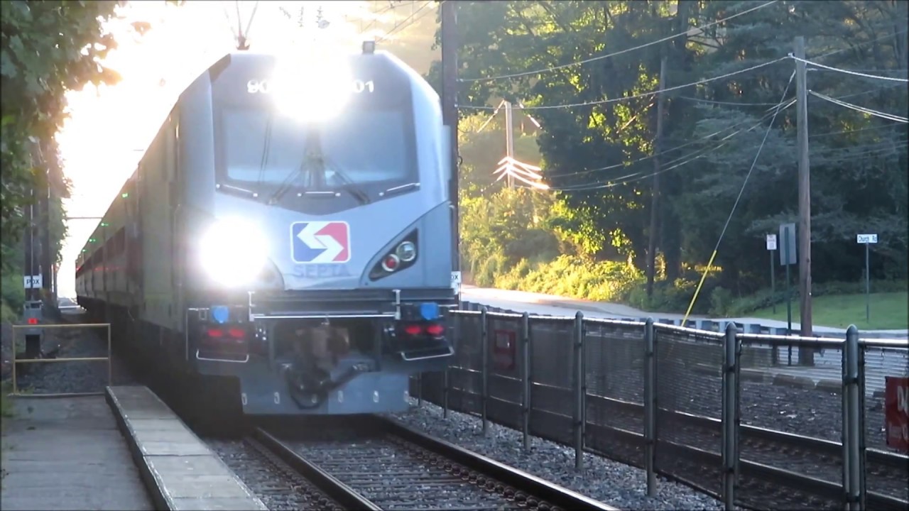 SEPTA ACS 64 #901 on First Inaugural Media/Elwyn Line run at ...