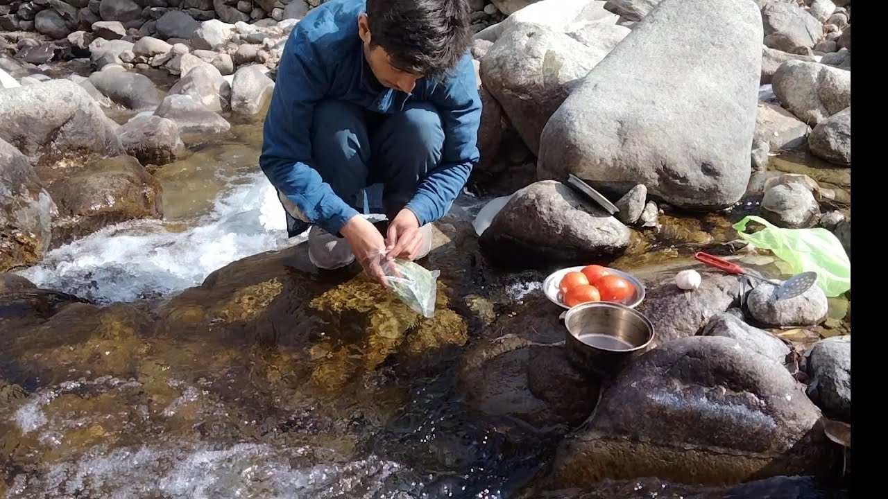 Cooking in the Mountains | Traditional Wood Fire Cooking - YouTube