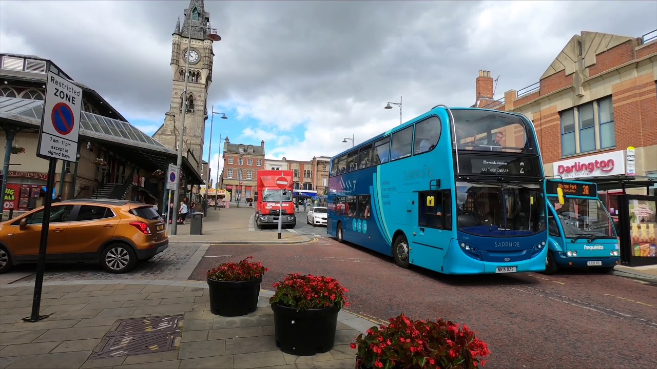 Exploring Darlington, County Durham, England - 8 August, 2019 - YouTube