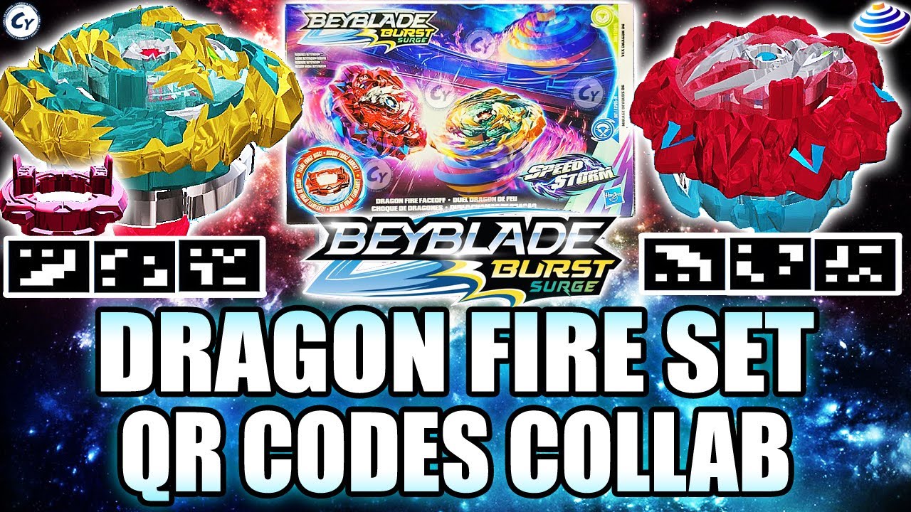 QR CODES DRAGON FIRE SET QR CODE VEX DRAGON D6 QR CODE MIRAGE DEVOLOS ...