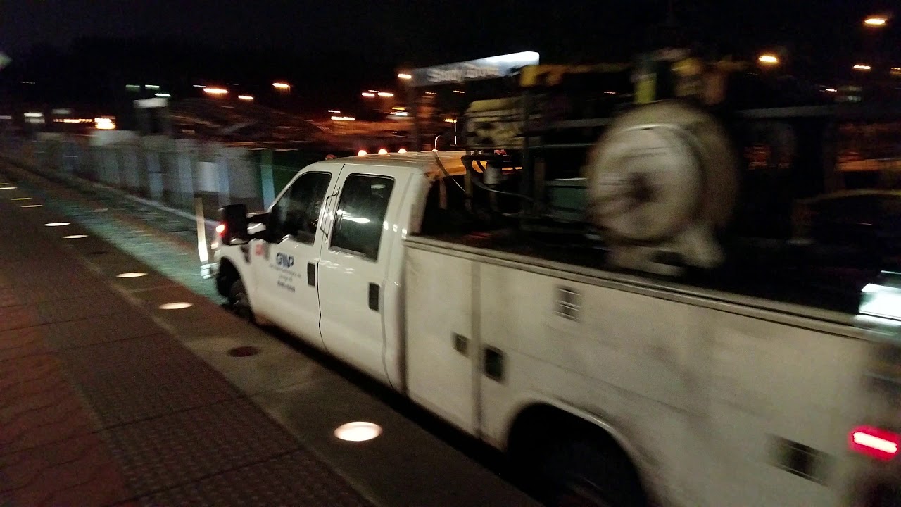 WMATA contractor Hi railer at shady Grove station - YouTube