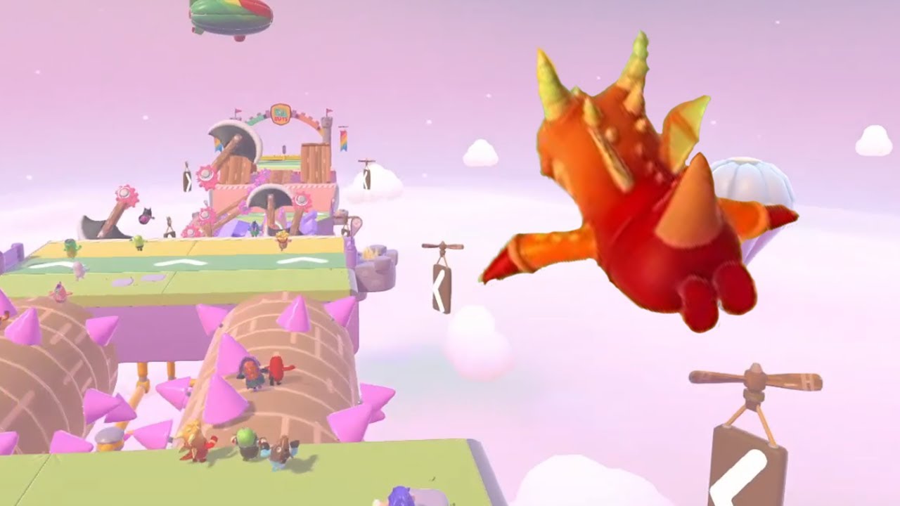 Flying Dragon on a Medieval-Themed Stage?! – Fall Guys S2 - YouTube
