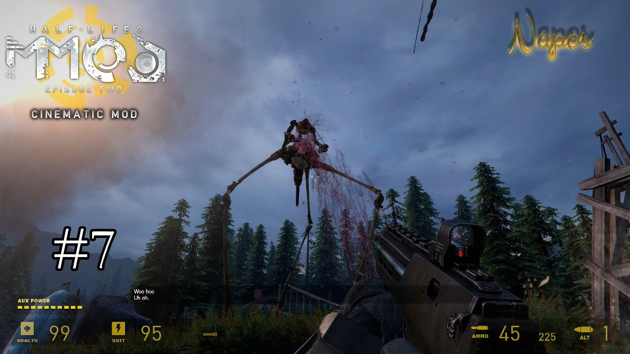 Dog takes out a strider! | Half-Life 2 Episode 2 MMOD + Cinematic Mod ...