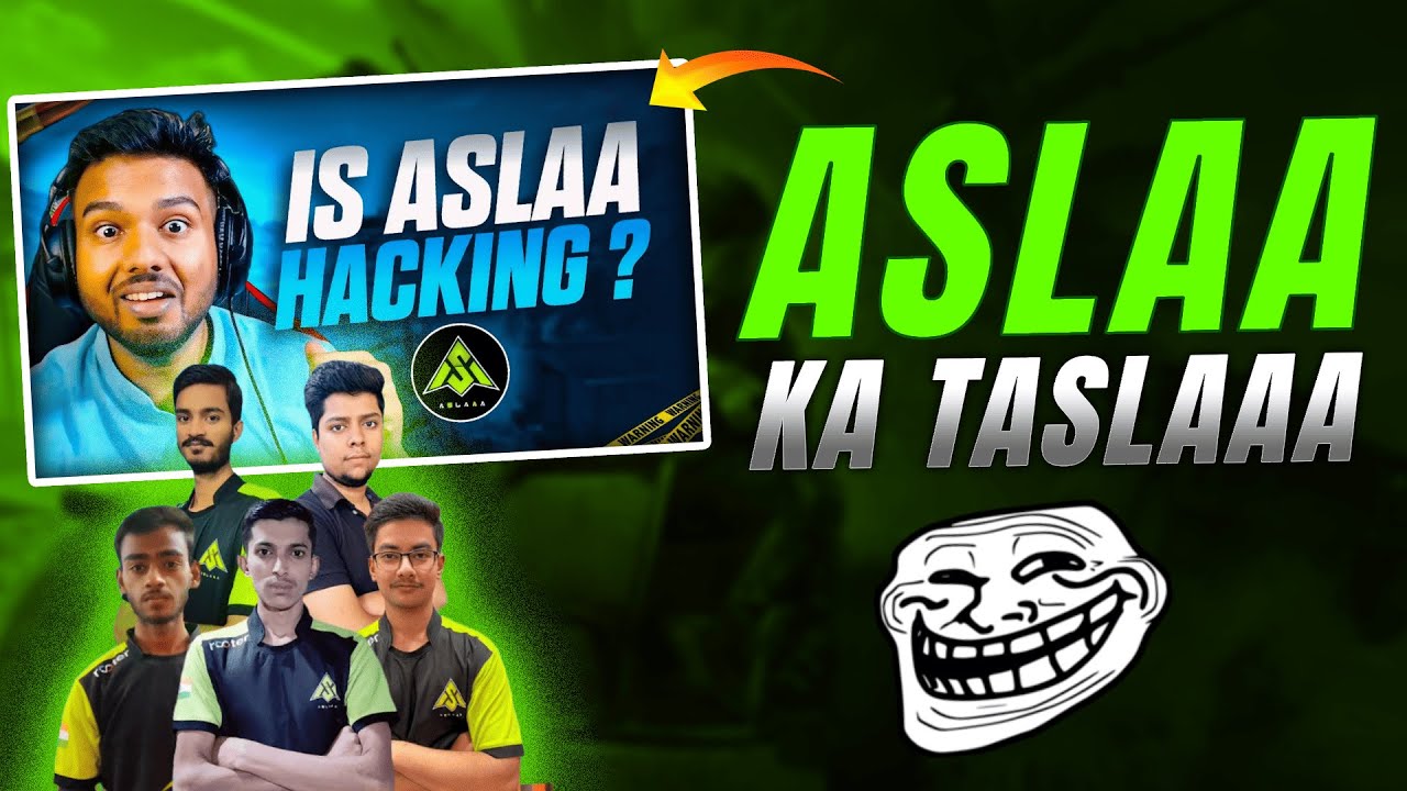 TEAM ASLAA EXPOSED @SnehilopGaming || ASLAA KA TASLA END GAME - YouTube