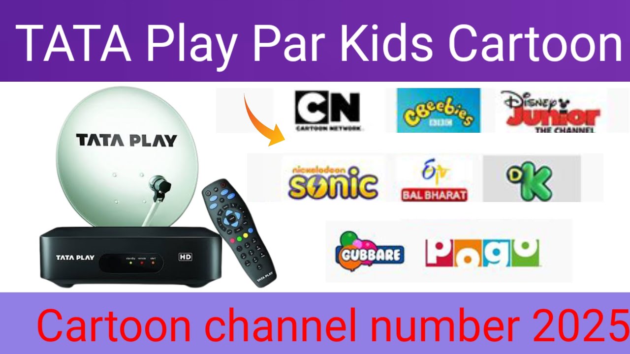 TATA Play Par kids Cartoon Channel number 2025 kids channel - YouTube