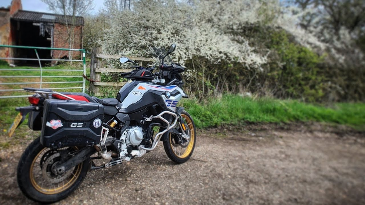 BMW f850gs off road local track to test some GoPro settings. - YouTube