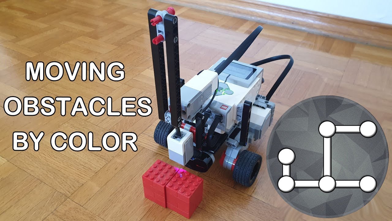 Moving Obstacles By Color - Lego Mindstorms EV3 - YouTube
