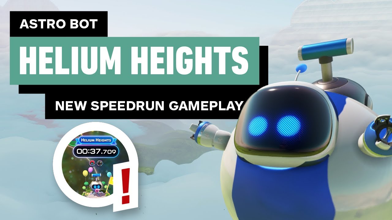 Astro Bot: Helium Heights Gameplay (37.709 Speedrun) - YouTube