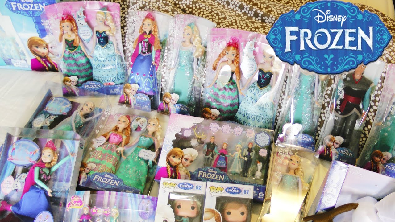 Huge Frozen Toy Haul !! Our Disney Frozen toy shopping haul! - YouTube