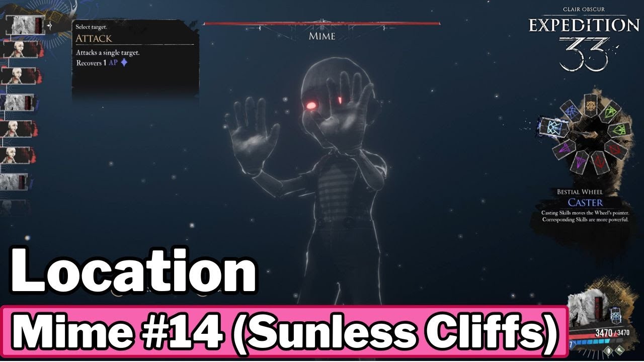 Optional Mime Boss 14 Location (Sunless Cliffs) - Clair Obscur ...