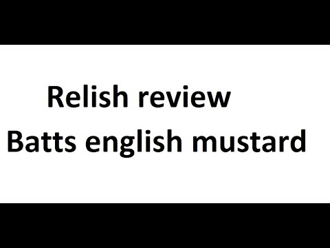 Batts' English Mustard - YouTube