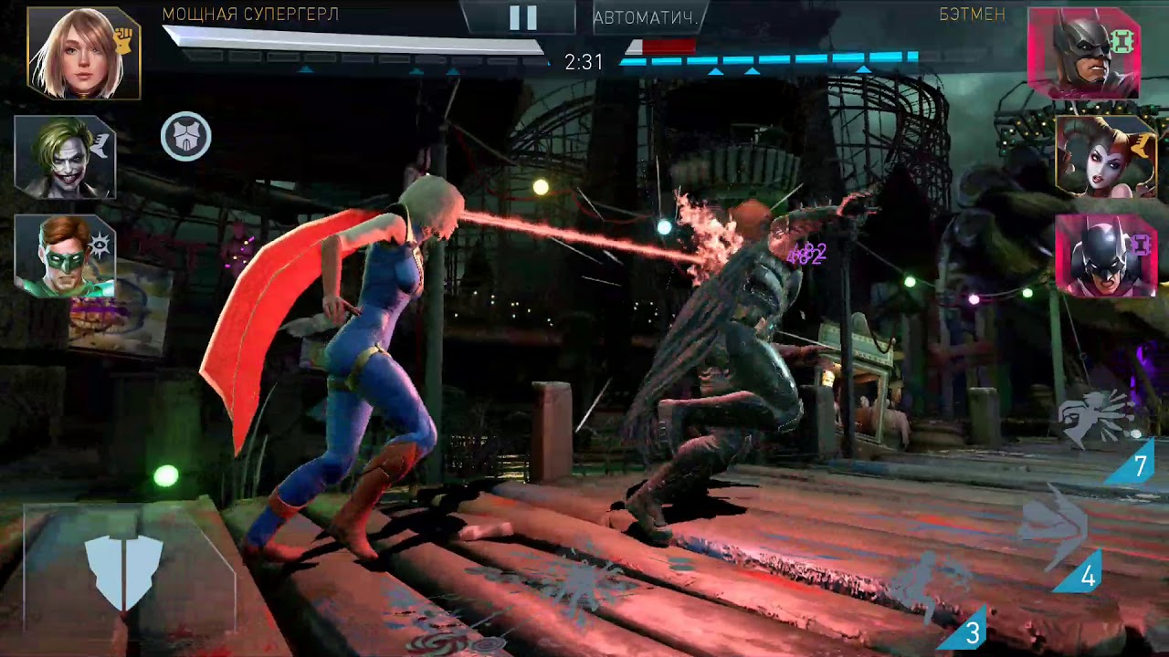 #3 Injustice 2 Mobile on Adreno 530 GPU use fake GPU Mali-T880 - YouTube