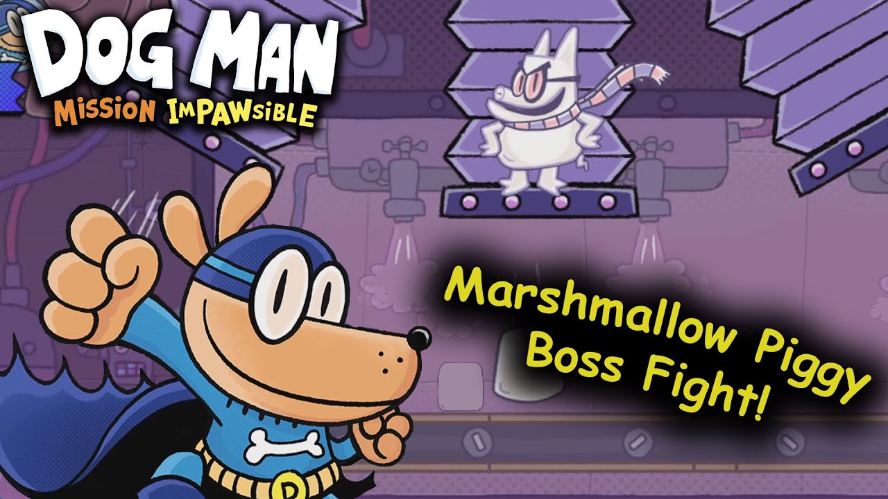 How to Defeat Marshmallow Piggy in Dog Man Mission Impawsible - YouTube