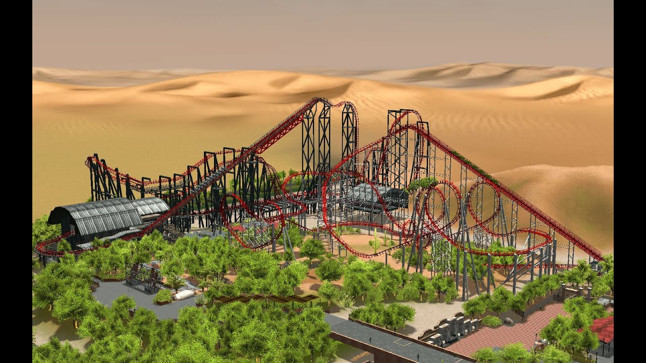 Ep 5 - Magic Mountain - Roller Coaster Tycoon 3 : Viper & X2 - YouTube