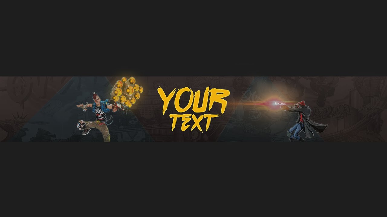 Sunset Overdrive Free Youtube Banner Template - YouTube
