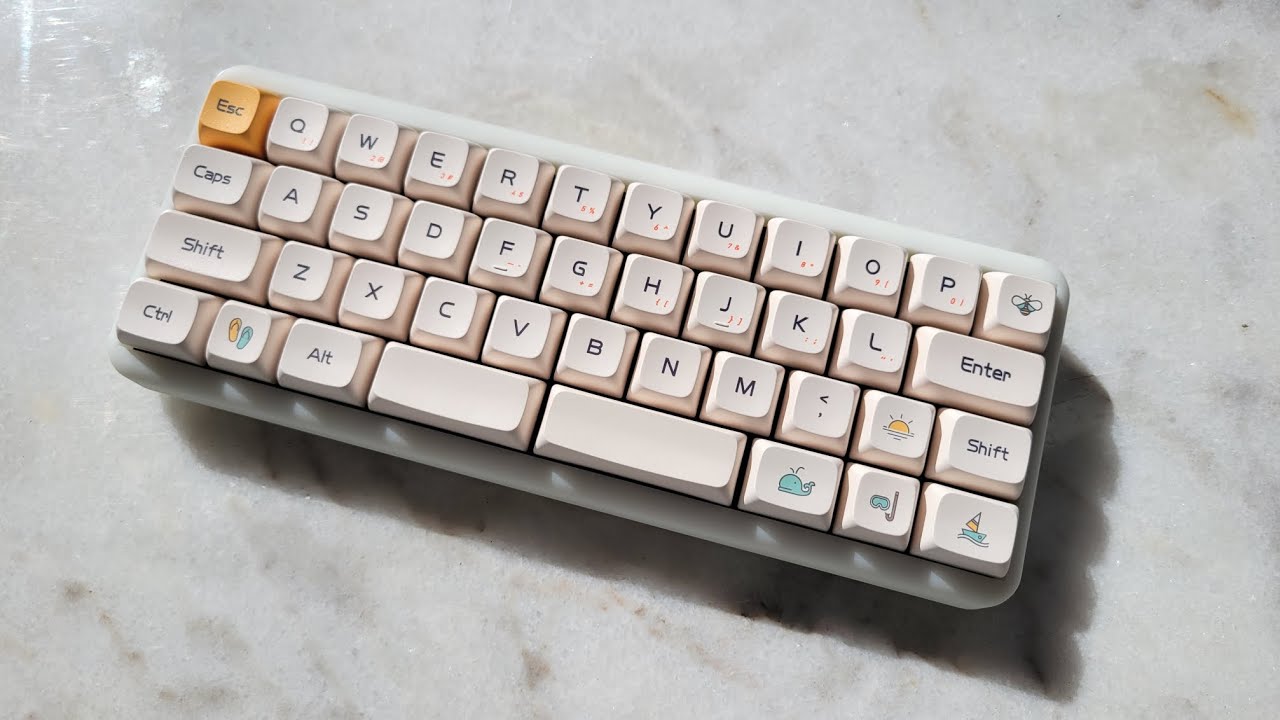 Mini keeb(KTT Kang white) - YouTube