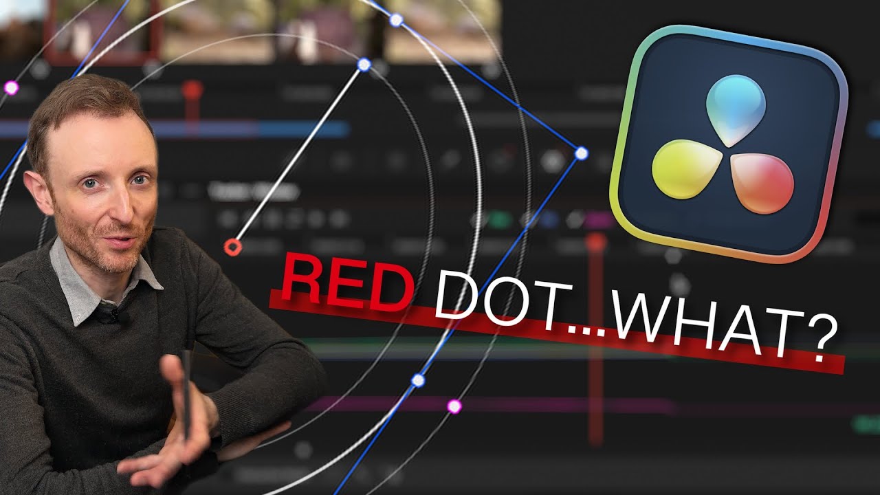 DaVinci Resolve Tracking - The Red Dot? What is it? - YouTube