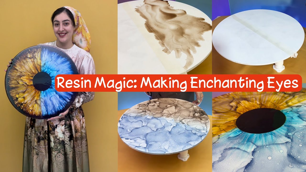 Resin epoxy Magic Making Enchanting Eyes - YouTube