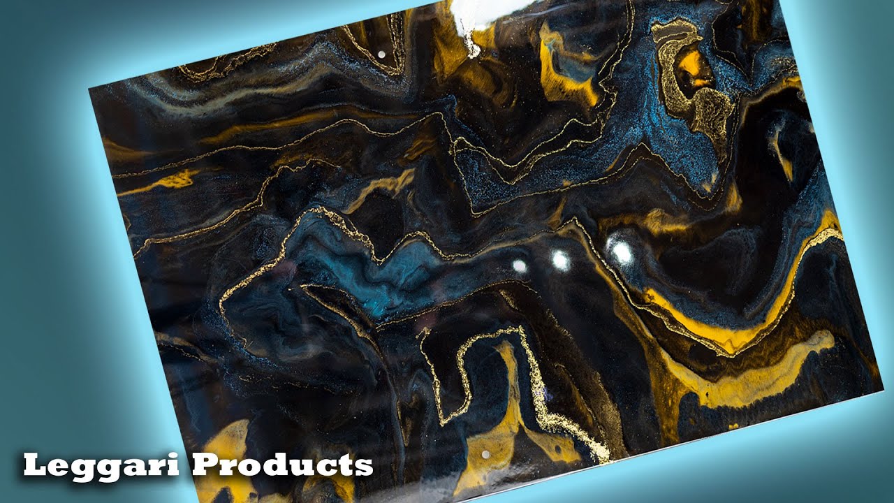 Lightweight Beautiful Art Panel Using Epoxy Resin | Watch Us Hang It In ...