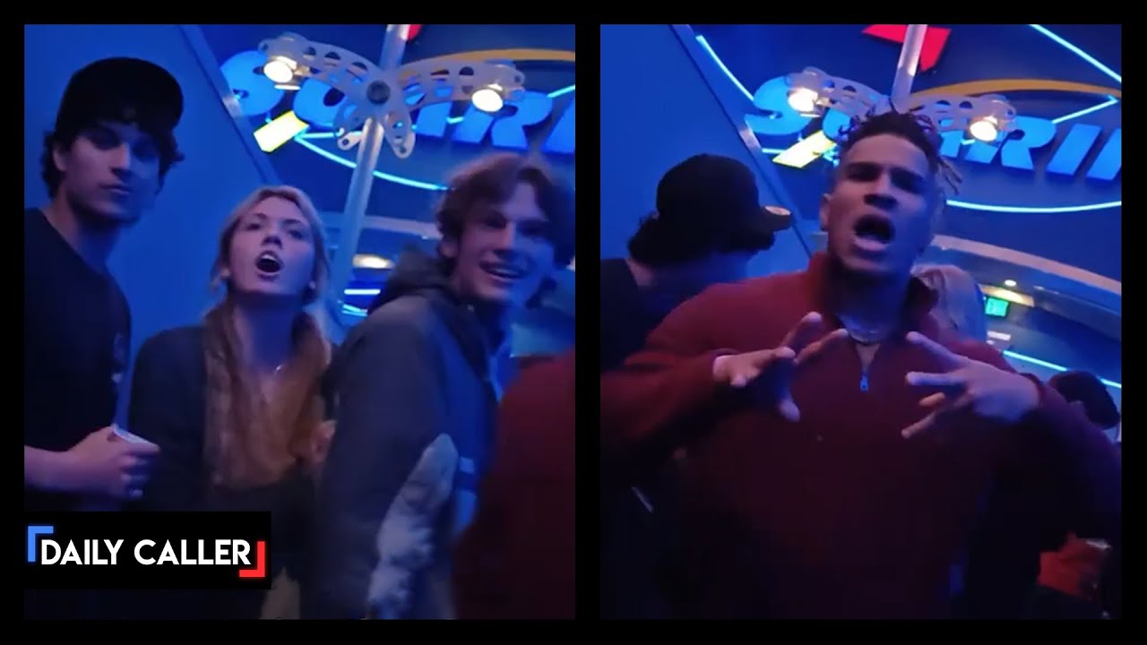 Fight Breaks Out In Line At Disney World In Viral Video - YouTube