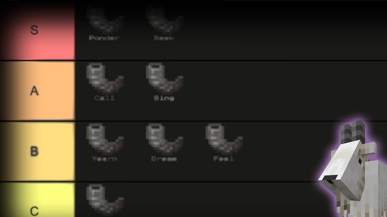 I Ranked Every Minecraft Goat Horn - YouTube