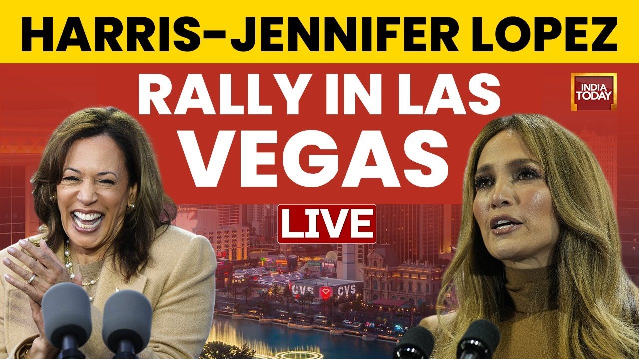 Kamala Harris Speech LIVE: Kamala Harris-Jennifer Lopez Rally In Las ...