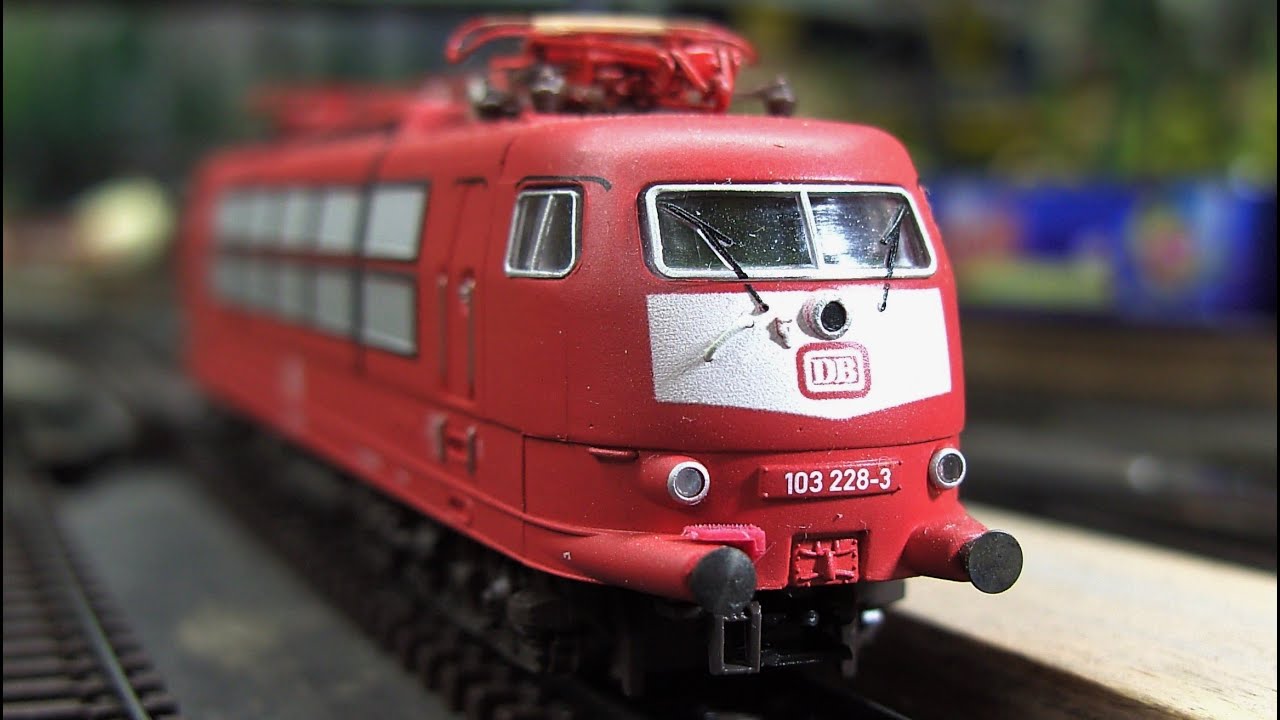 Spur N, BR103, Heute die dritte von vieren. - YouTube