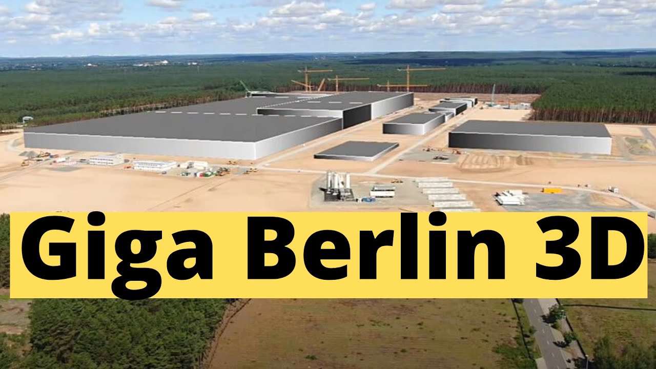 Tesla Giga Berlin's Visualized Shell and Update - YouTube