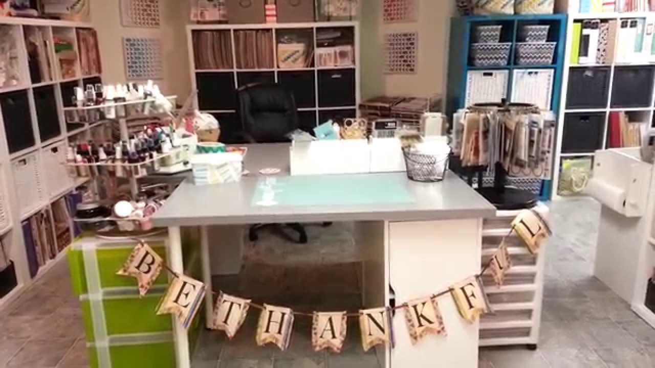 Detailed Scrapbook Room Share: Part 1 - YouTube