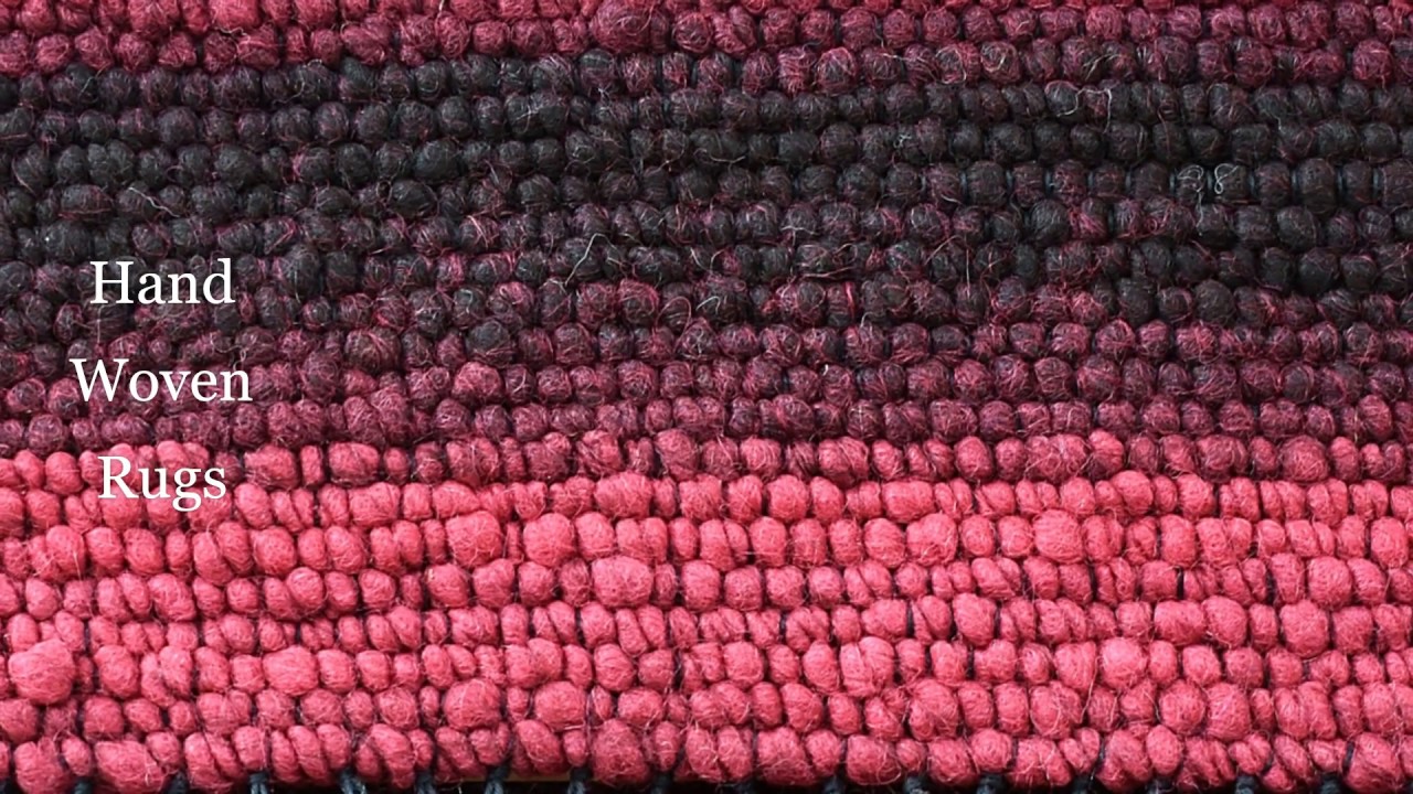 Types of Rug Production - Hand Woven Rugs - YouTube