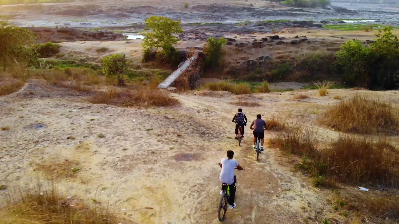 Off-road cycling near riverside (FHD - 1080p) - YouTube