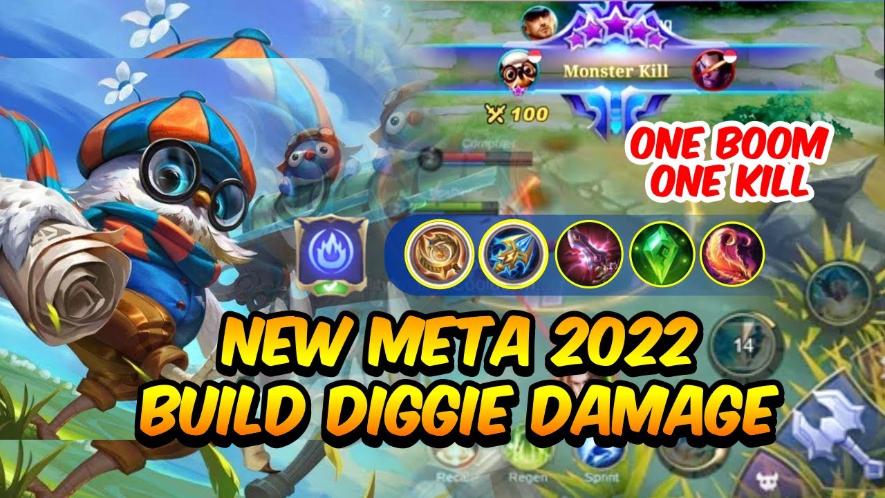 NEW META BUILD ITEM DIGGIE DAMAGE 2022 | MOBILE LEGENDS - YouTube