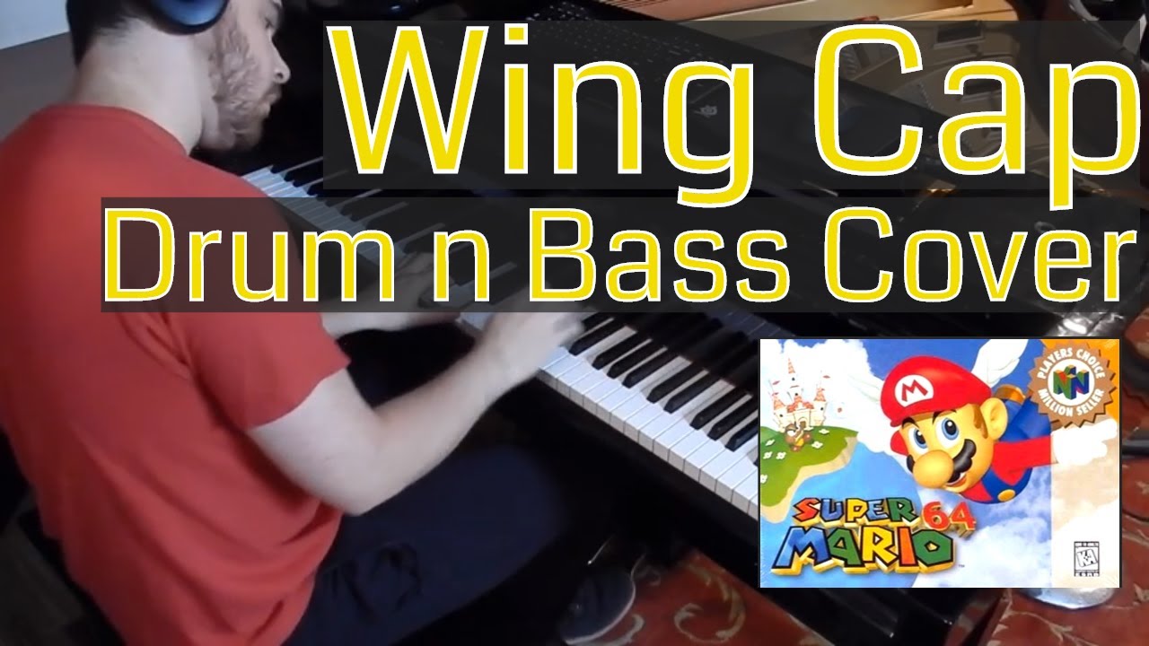 "Wing Cap" from Super Mario (drum n bass cover) - YouTube