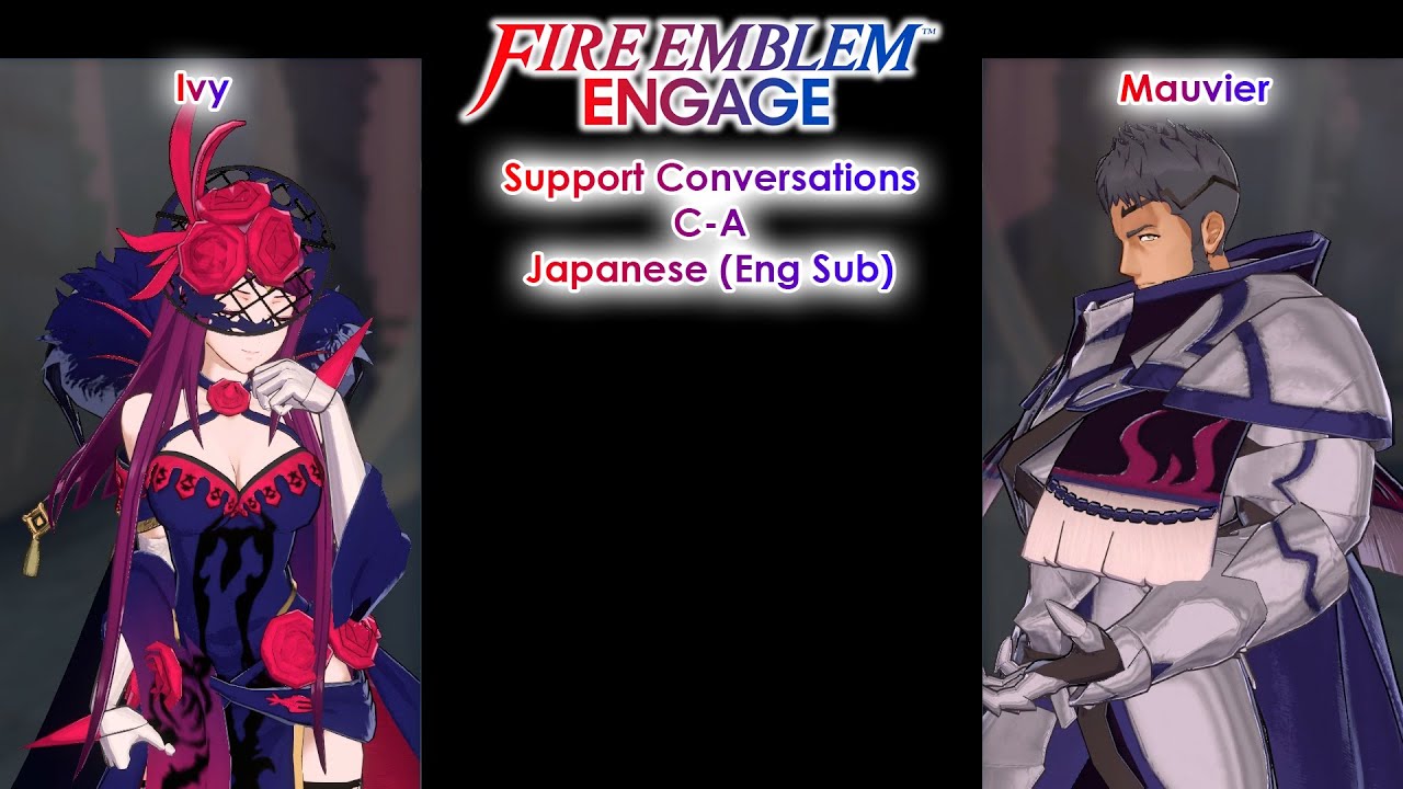 Fire Emblem Engage- Ivy & Mauvier Support Conversations Japanese (HD ...