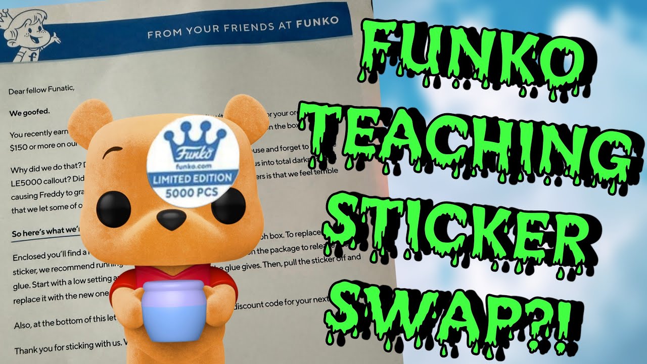 FUNKO TEACHING THE STICKER SWAP - YouTube