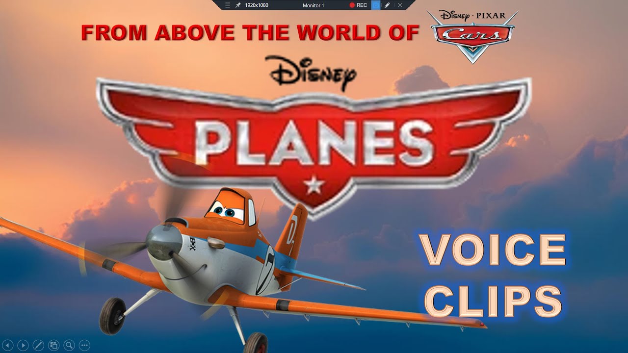 Planes The Video Game Dusty Crophopper Voice clips part 2 - YouTube