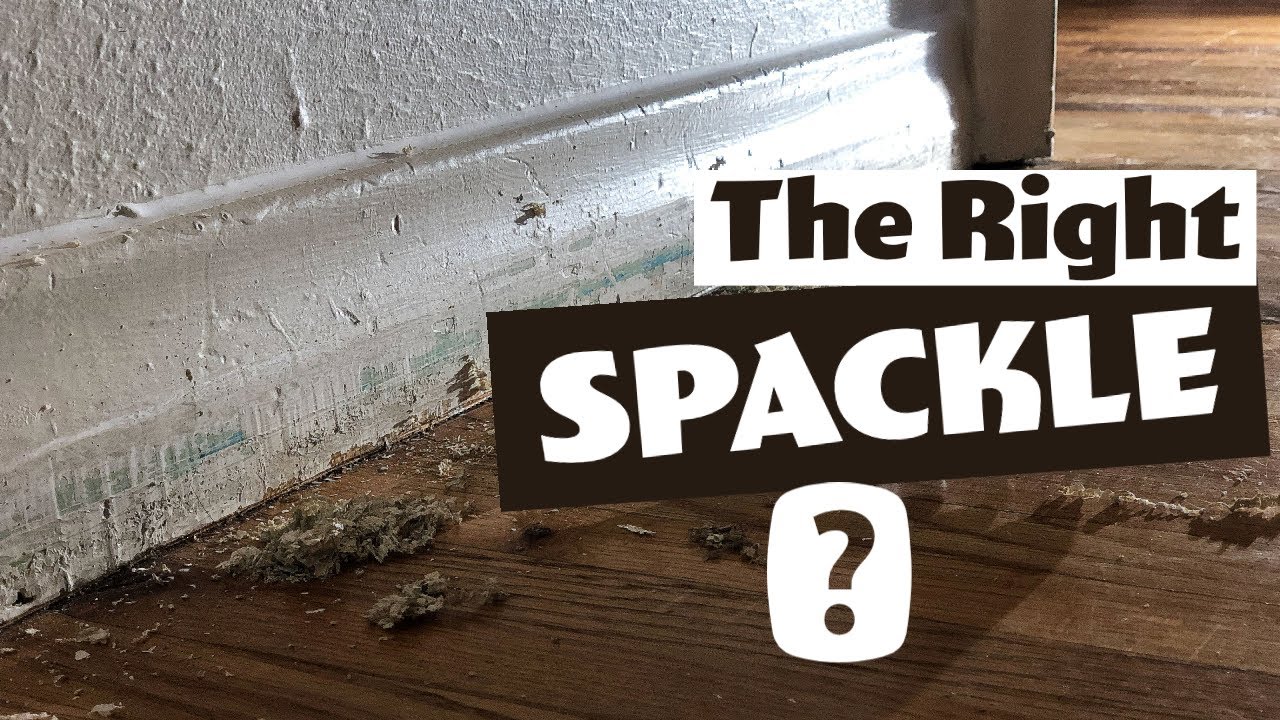 Filling Holes 101. What spackle or filler should you use? - YouTube