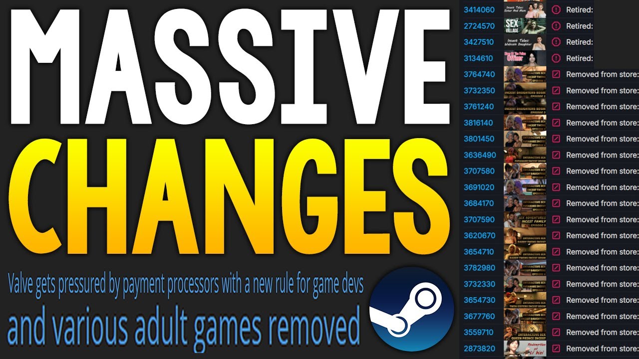 Absolutely MASSIVE STEAM CHANGES - PC Gamers Are INFURIATED! - YouTube