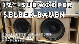Subwoofer Zum Selber Bauen