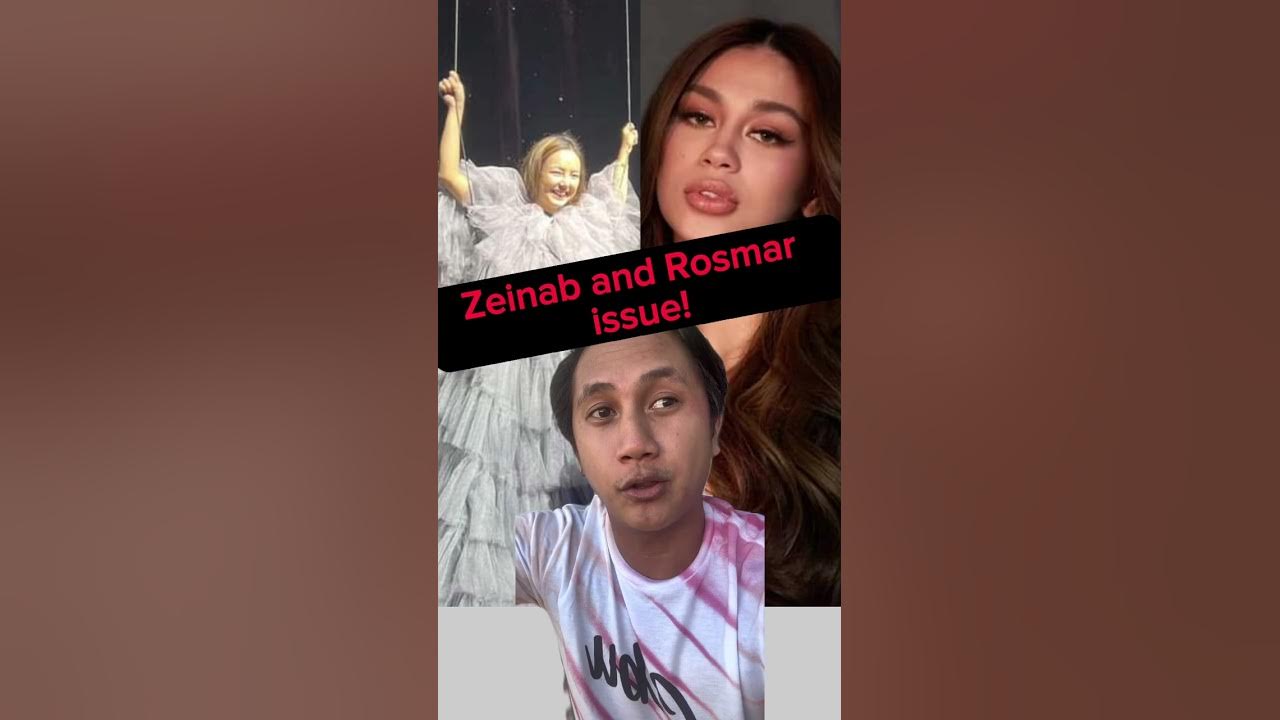 Zeinab at Rosmar Issue! Mainit init pa! - YouTube