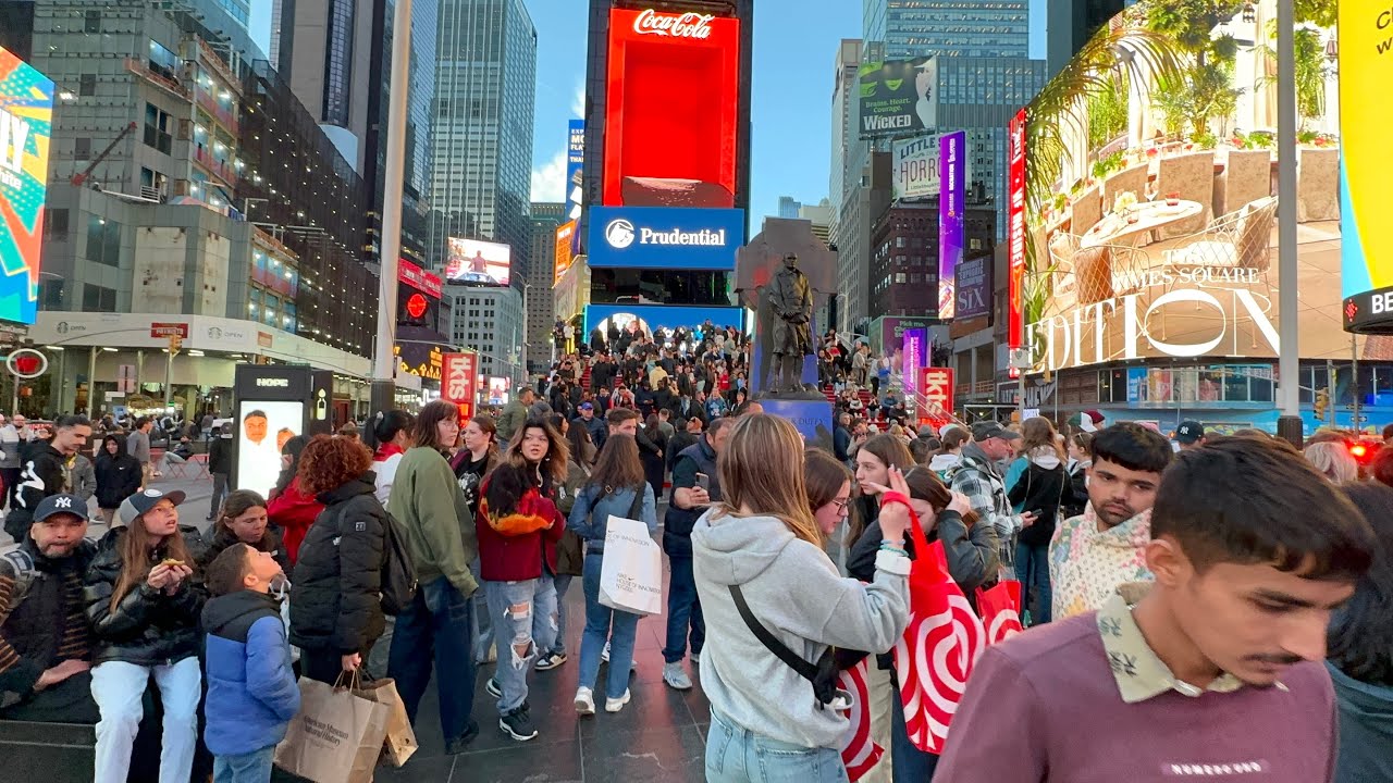 New York City: Manhattan Times Square Fun 🤩 - YouTube