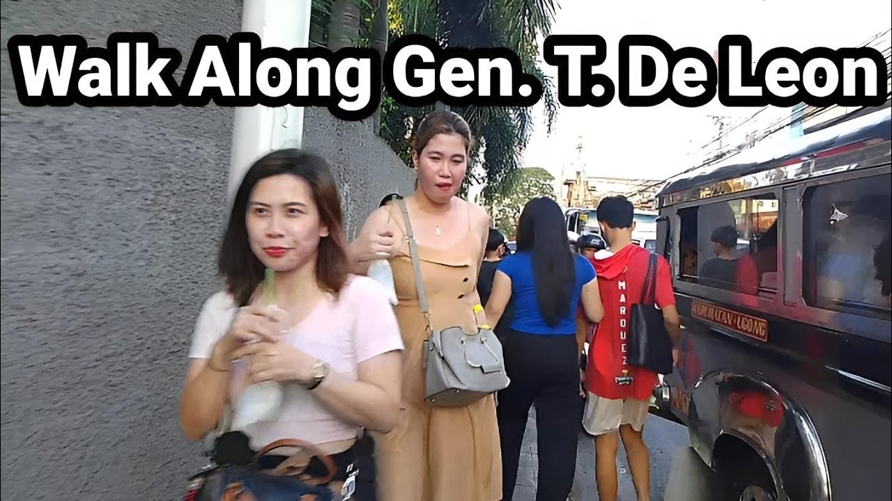 Walk Along General T. De Leon Street, Valenzuela City | Philippines - YouTube
