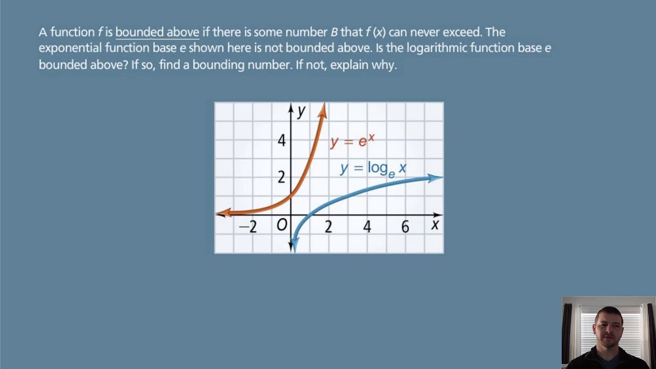 Algebra 2 7-6 Natural Logarithms: Introduction and Solve It! - YouTube