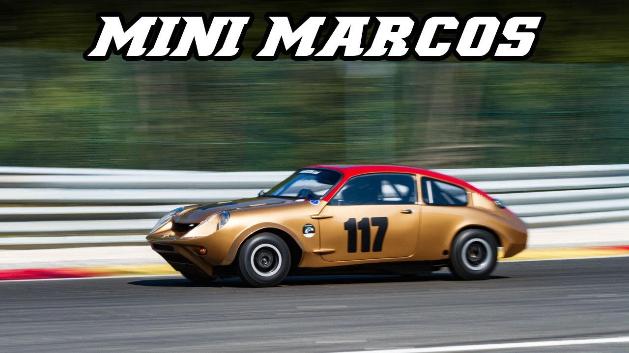 1965 Mini Marcos GT at Spa 2023 | Mini chassis, Marcos body - YouTube