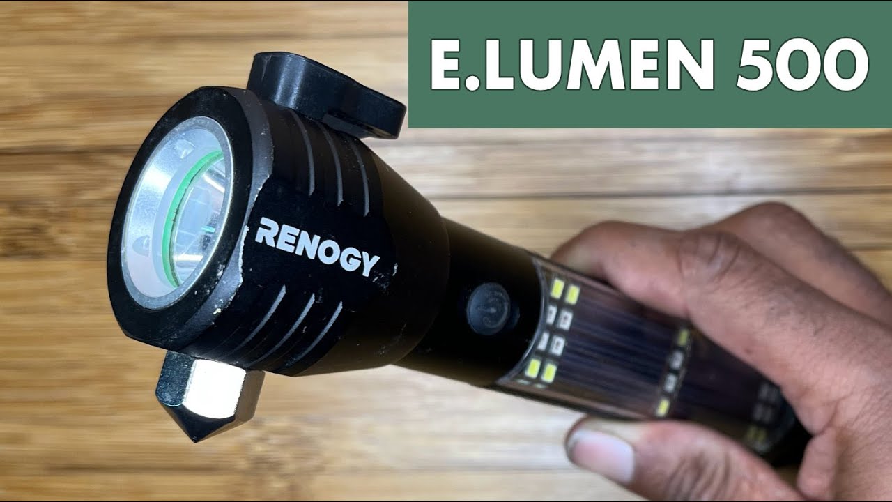 The Ultimate Emergency Car Flashlight? E.LUMEN 500 Review - YouTube