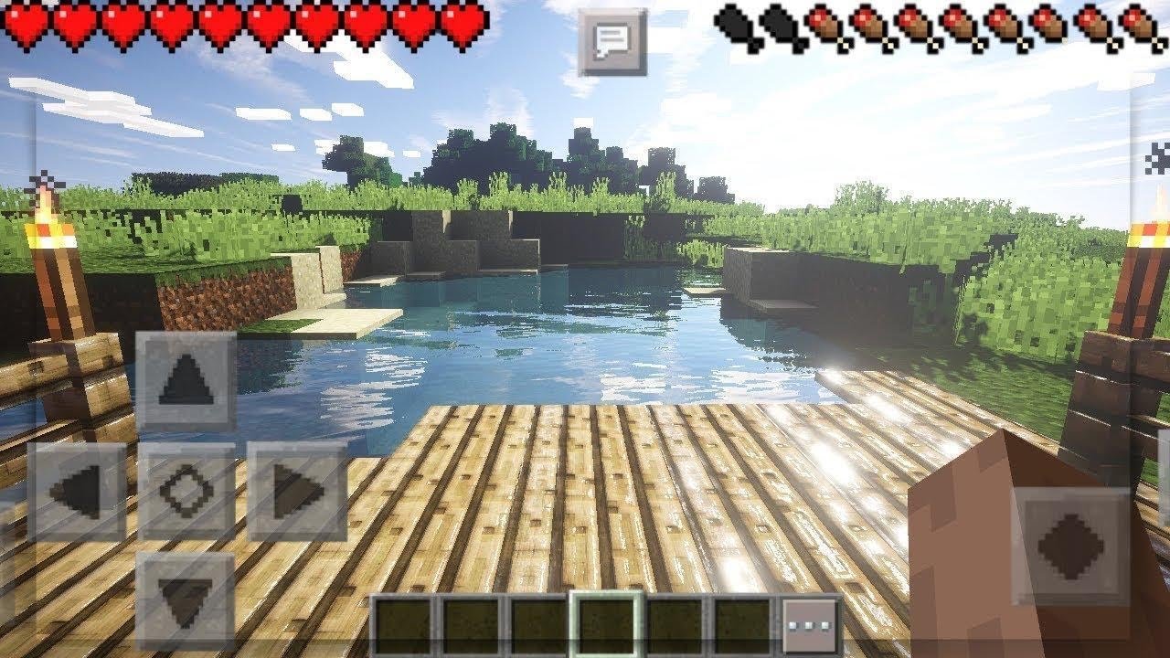 Los mejores shaders más realistas para Minecraft Pe gama baja - YouTube