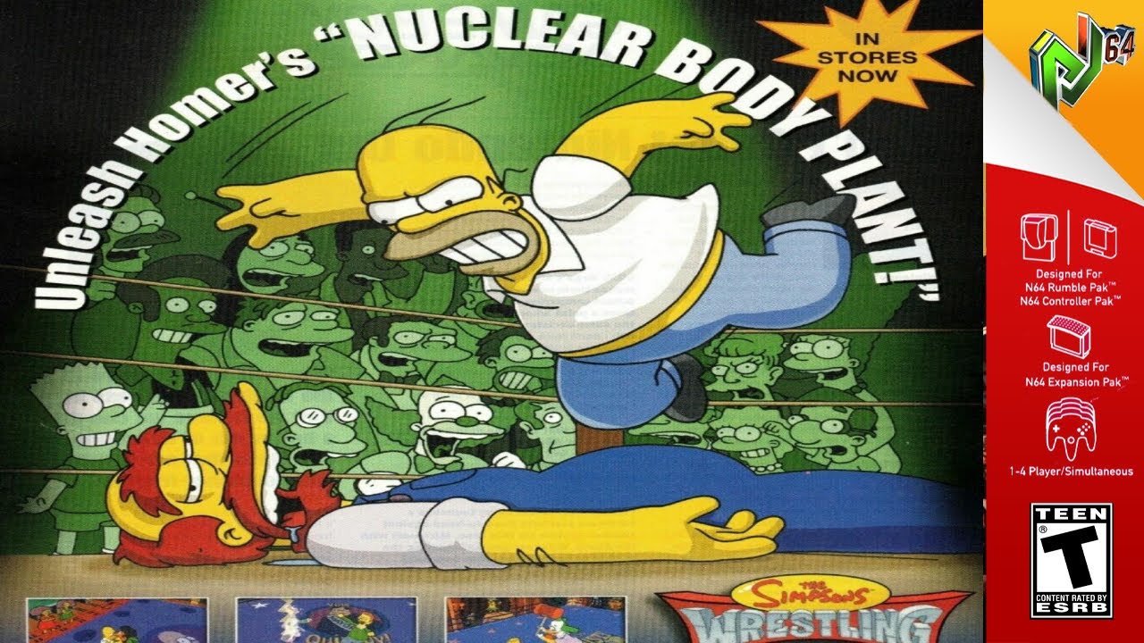 WWF No Mercy Simpsons Mod Showcase! - YouTube