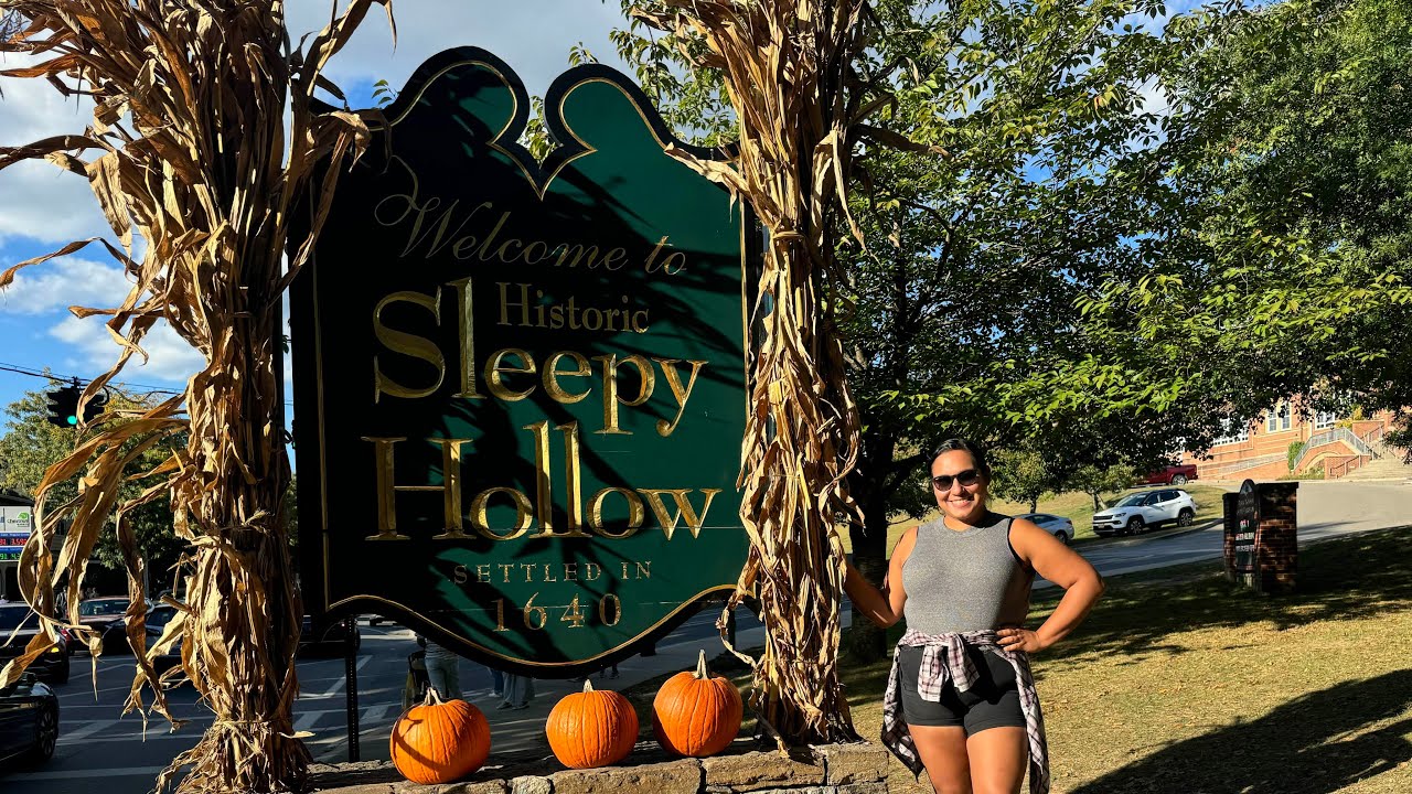 Sleepy Hollow, NY: Sleepy Hollow Cemetery, Headless Horseman, Welcome to Sleepy Hollow Sign and ...