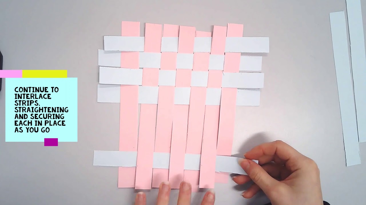 Paper weaving - YouTube